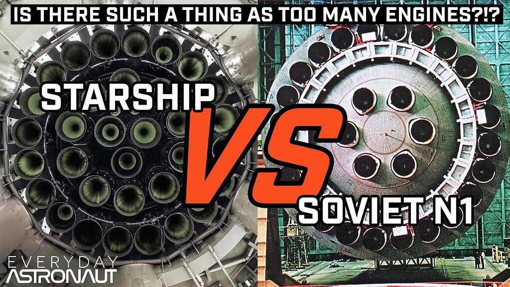 SpaceX Starship and Soviet N1 Moon Rocket—Similarities and Differences ...