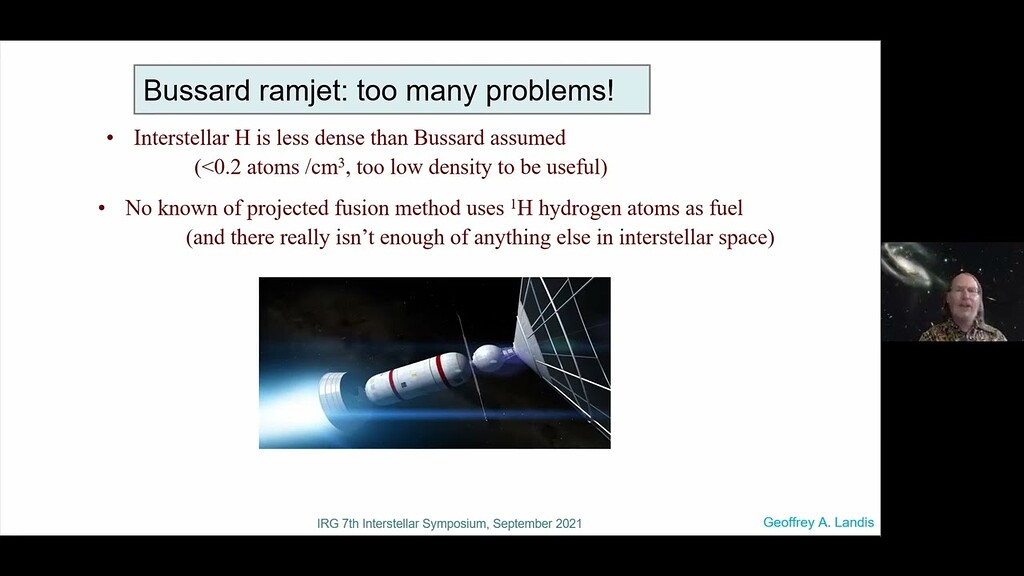Geoffrey Landis—“Bussard’s Fusion Ramjet: The Impossible Dream ...
