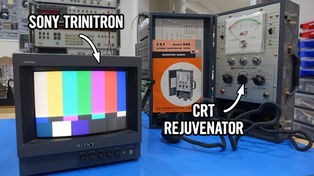 Rejuvenating a Trinitron Cathode Ray Tube - Continuity - Scanalyst