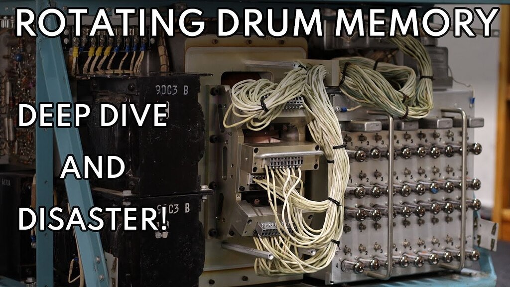 Magnetic Drum Memory from a 1950s Bendix G-15 Vacuum Tube Computer ...