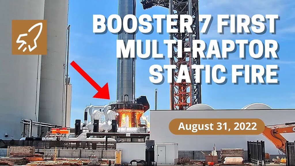 SpaceX Booster 7 Multi-Engine Static Firing - The Happening World ...