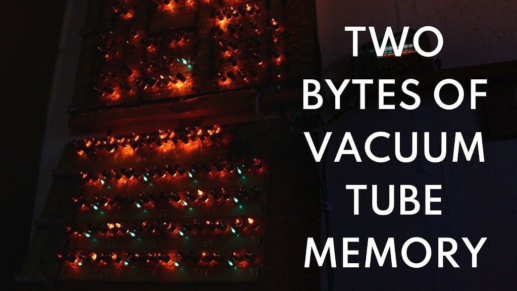 Vacuum Tube Computer Part 30: Two Bytes of Memory - Continuity - Scanalyst