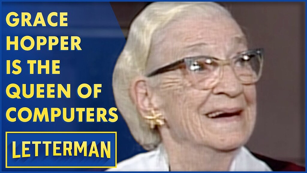 Grace Hopper Gives David Letterman a Nanosecond - Continuity - Scanalyst