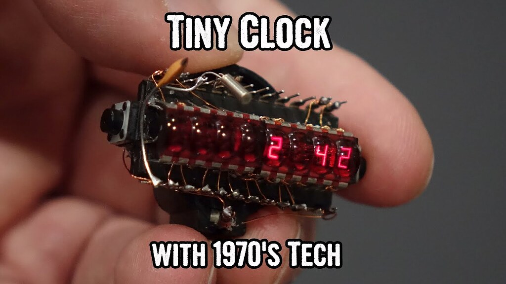 Building a Clock with a Texas Instruments 1975 Watch Chip - Tracking ...