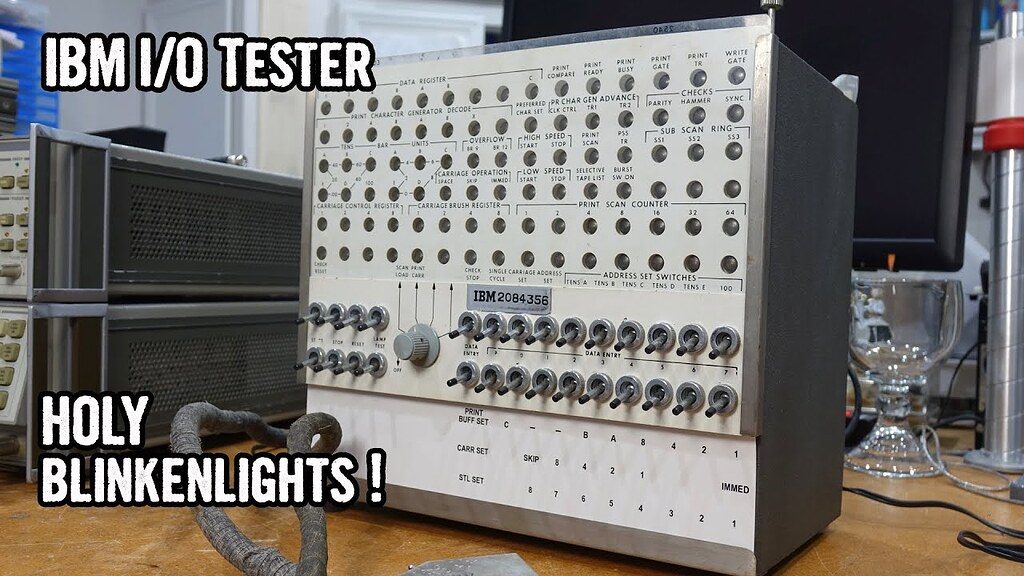 Gerfingerpoken das Blinkenlights—An IBM Peripheral Tester from the ...