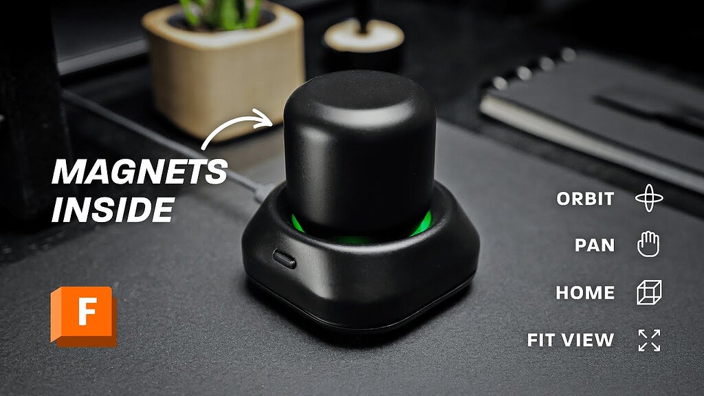 Homebrewing a 3D Space Mouse for Autodesk Fusion 360 - Tracking with ...