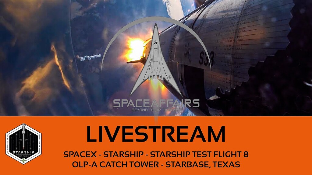SpaceX Starship-Super Heavy Eighth Flight Test - The Happening World ...