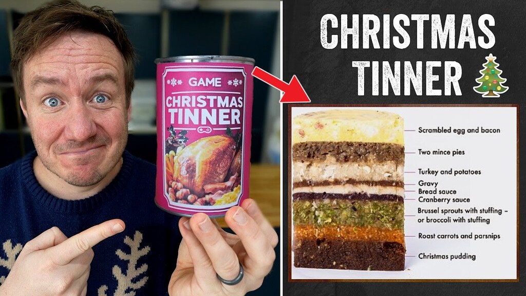 Making an Authentic (?) Christmas Tinner - Tracking with Closeups ...